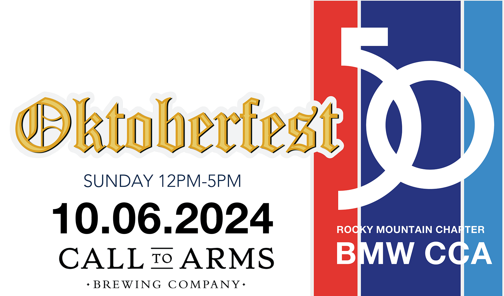 Oktoberfest Auto Show 2024 - RMC BMW CCA