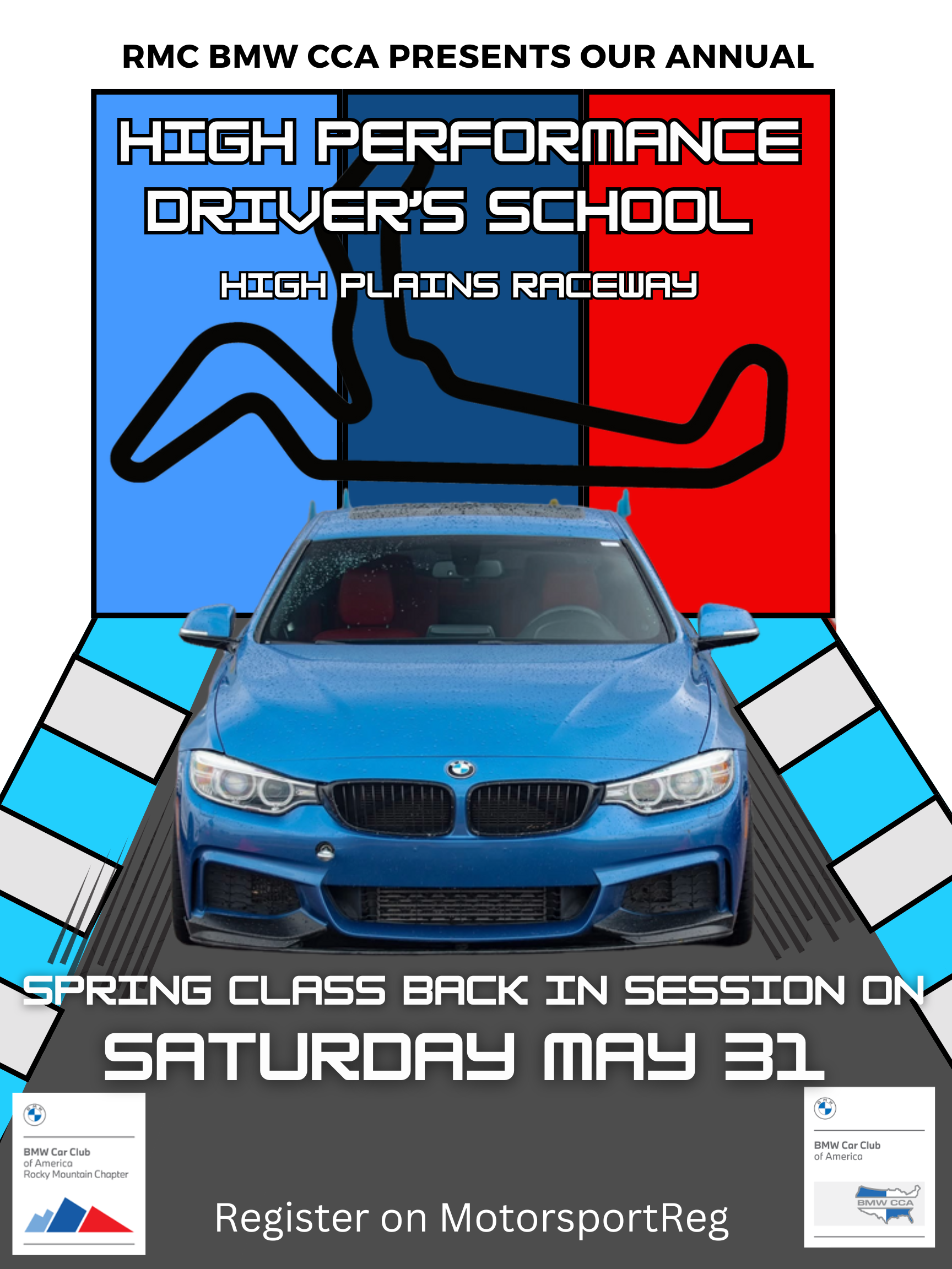 2025 RMC BMW CCA Spring High Performance Driver School at High Plains ...